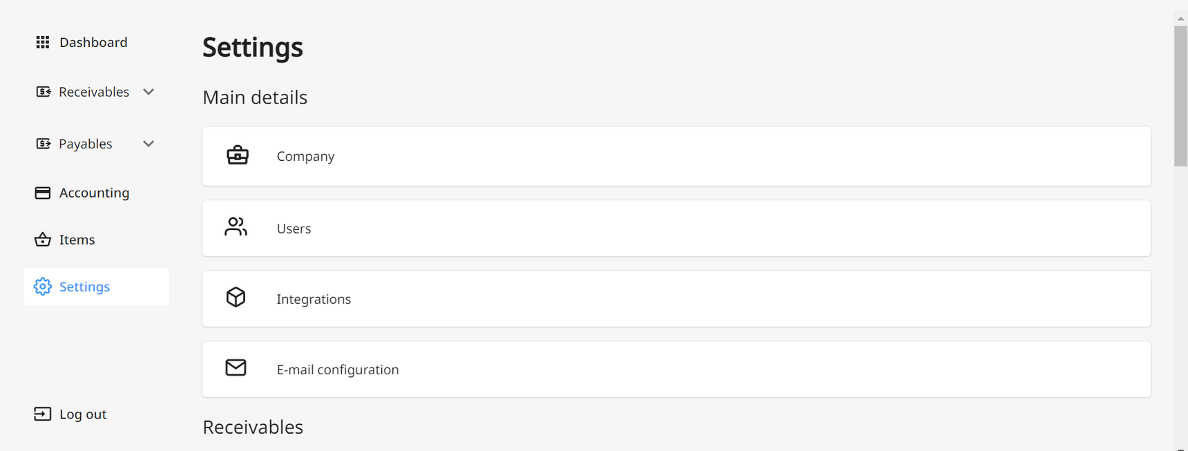 How to change the e-mail domain from peakflosend.com?
