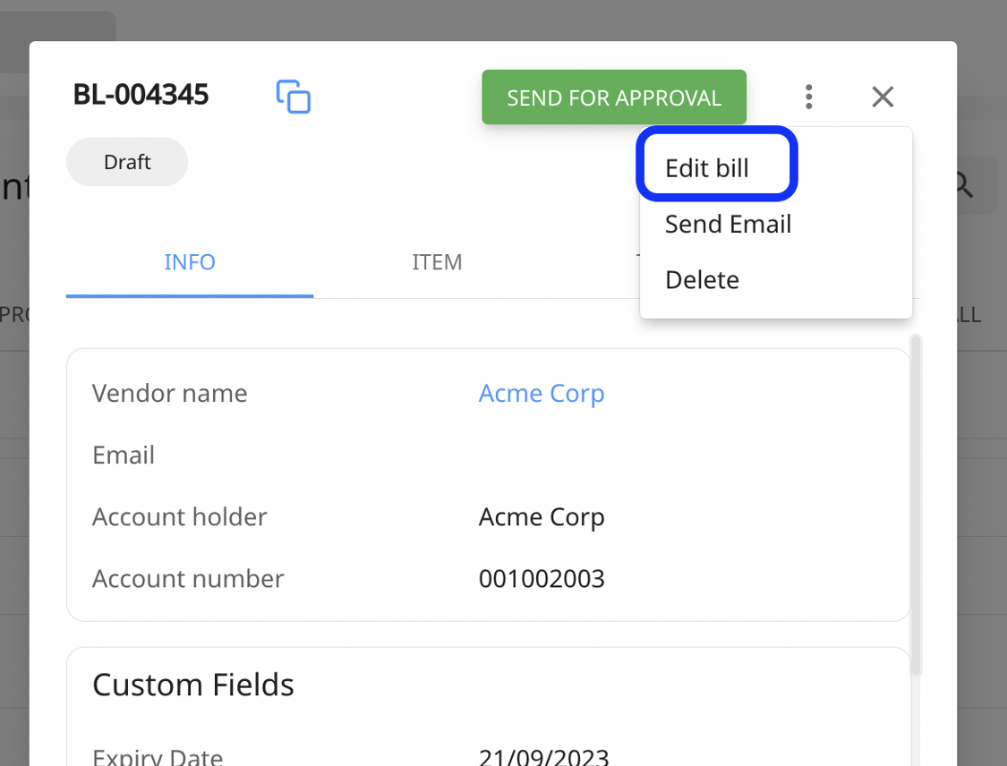 How can I make partial payments for a bill?