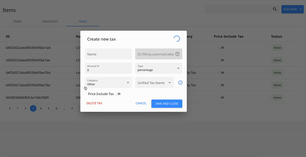 How to sync taxes between bills and invoices using Unified Tax?