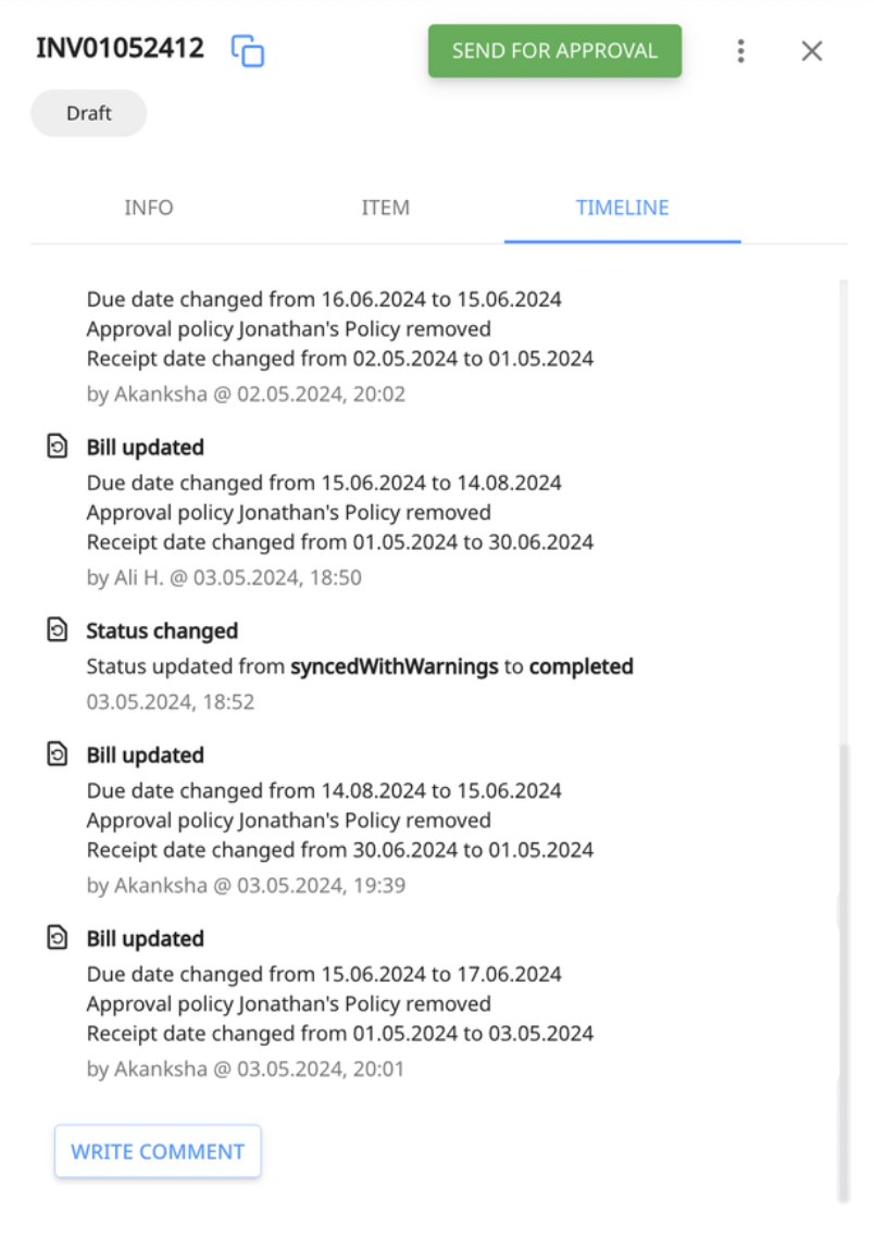 How is due date calculated for bills and vendor invoices?