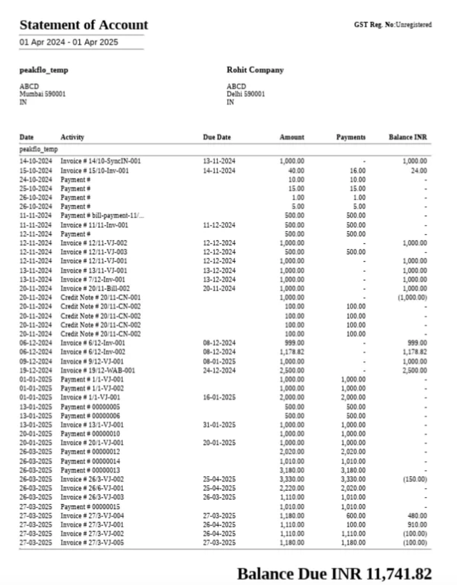 How to download the statements of account(SoA) from the customer portal?