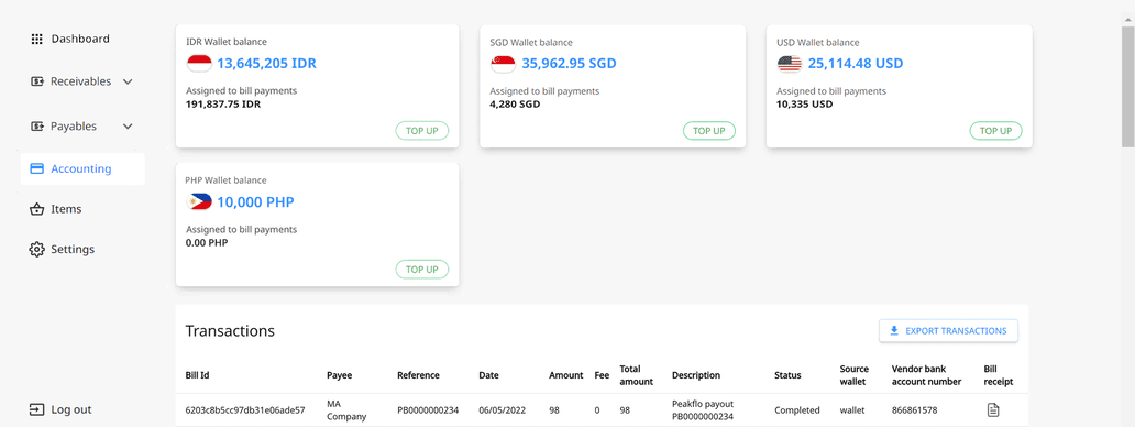 How to top-up your AP wallet?