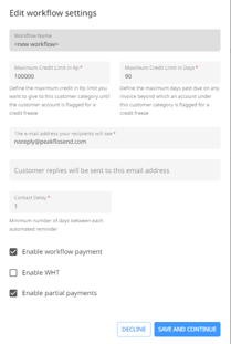 How do I create or edit a workflow?