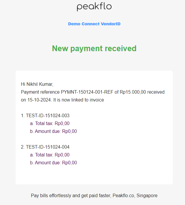 How can vendors check payment status and communicate through the vendor ...