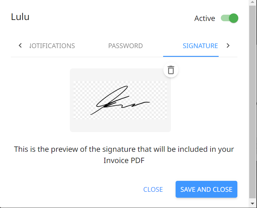 How to approve and e-sign invoices?