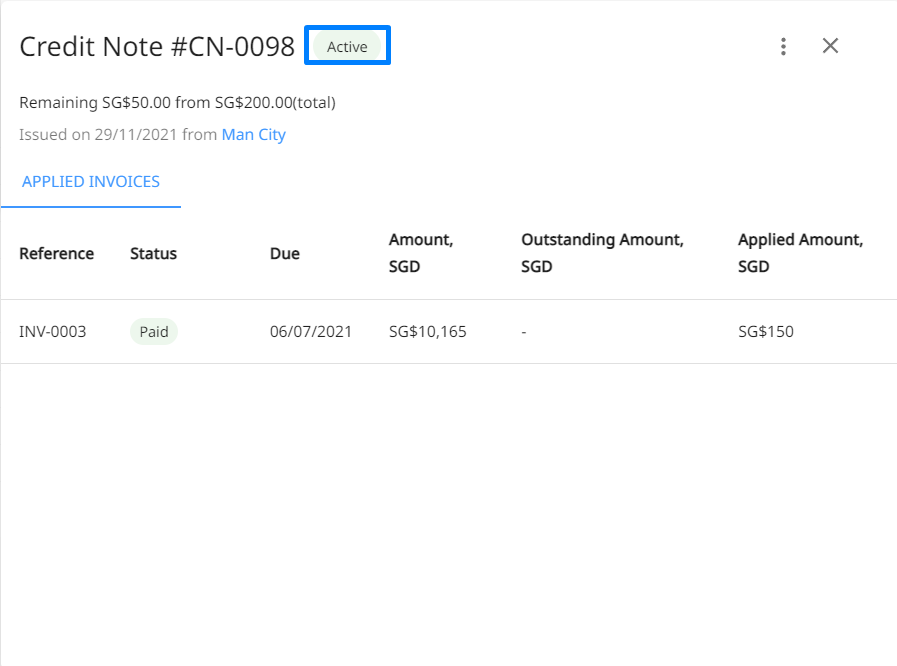 How to create credit notes for accounts receivable and link to invoices?