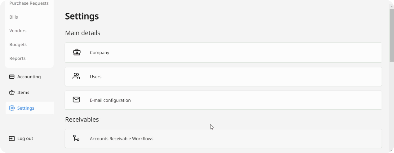 Getting started with Accounts Payable: Admins